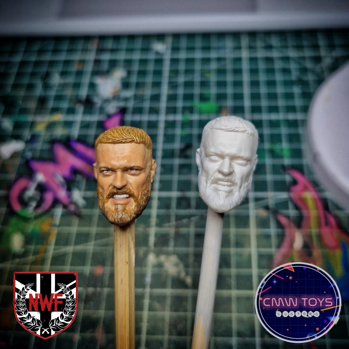Artist Spotlight - Edge (The NWF) - 3D Printed Head | CMW TOYS
