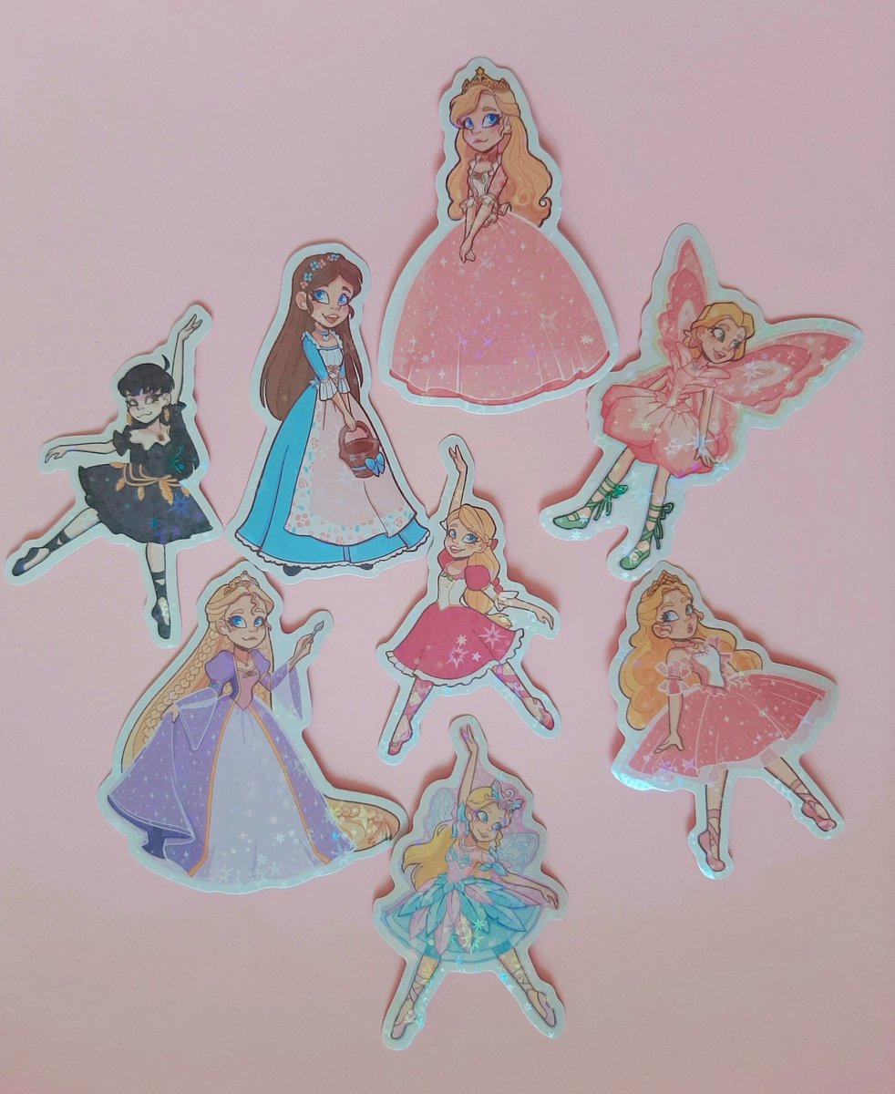 Princesscore/Fairycore Glitter Sticker Pack | DeadasaDoe