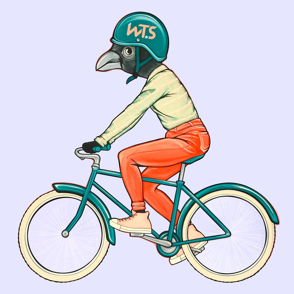 BIKE RIDE // Art Print | Kaitlin Ziesmer