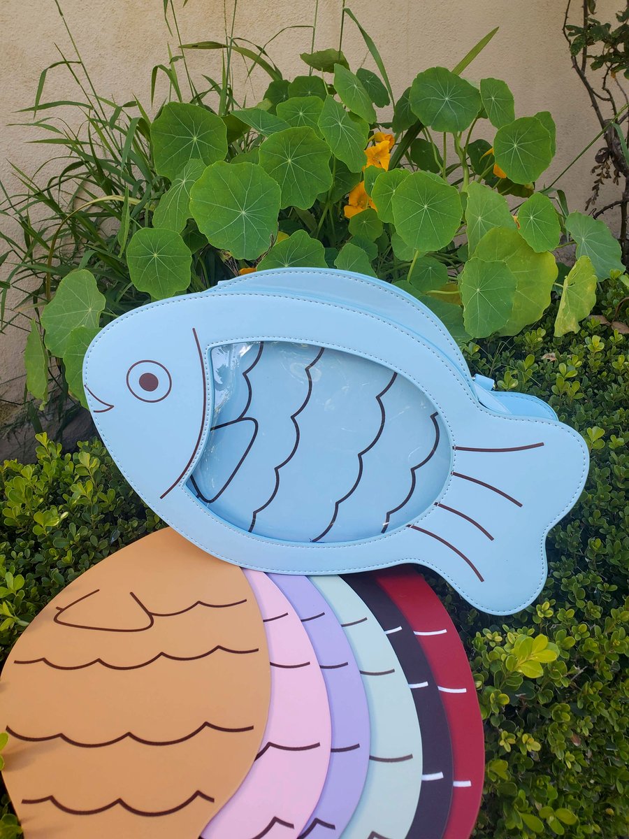 Fish Ita Bag (Blue Taiyaki) | Mezamizu