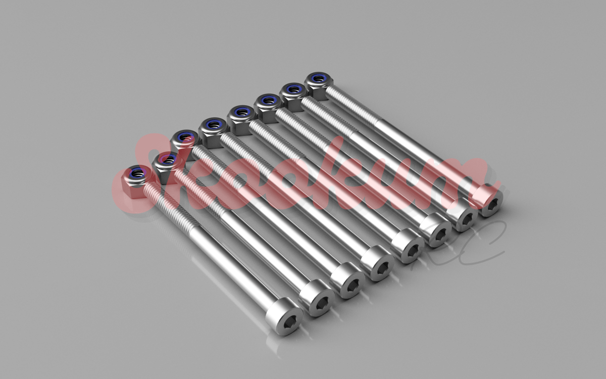 Traxxas XRT High Tensile Threaded Hinge Pin Set - Replaces RPM70510 or ...