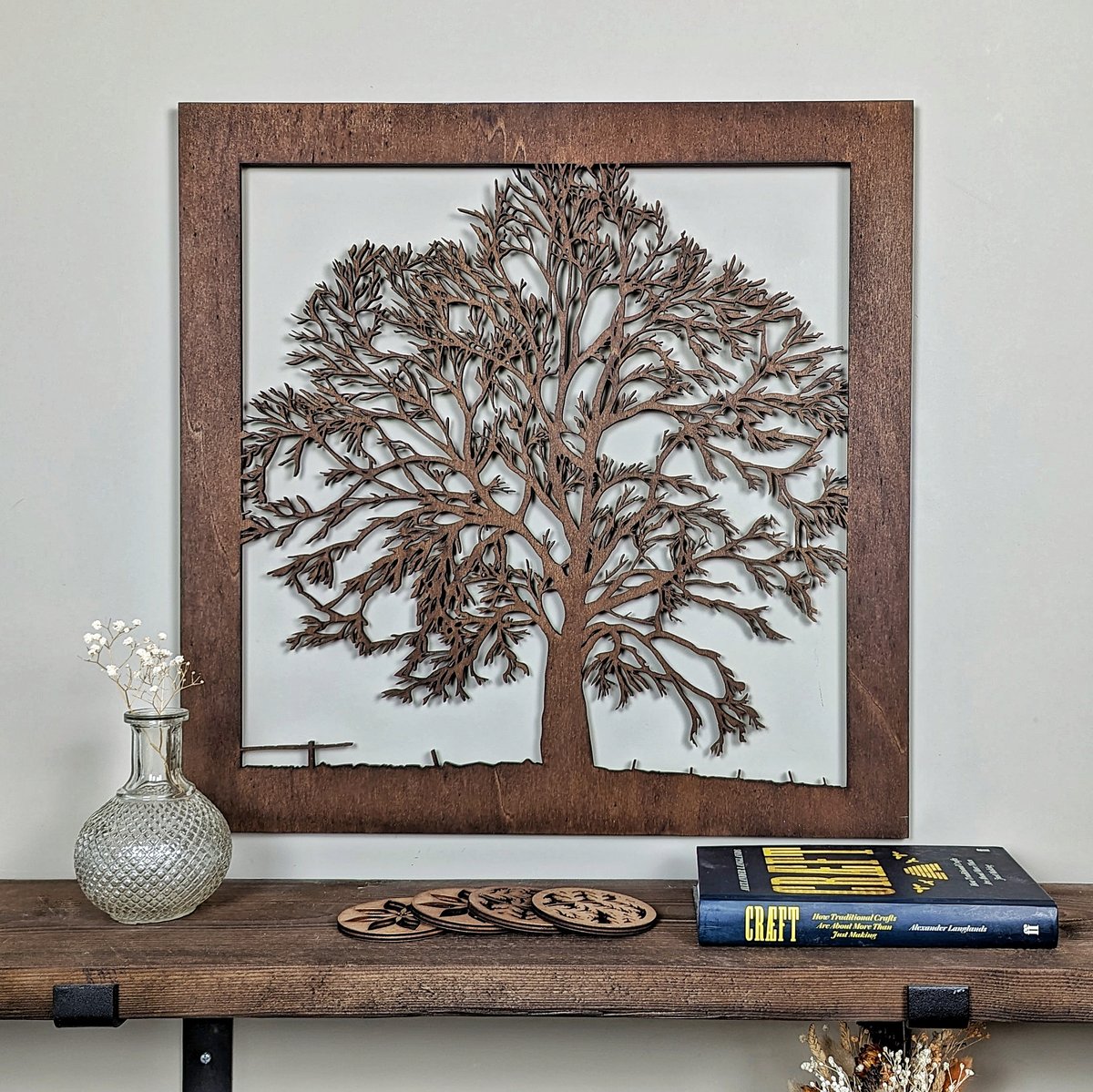 Extra Large Woodcut Tree | For Me and For You