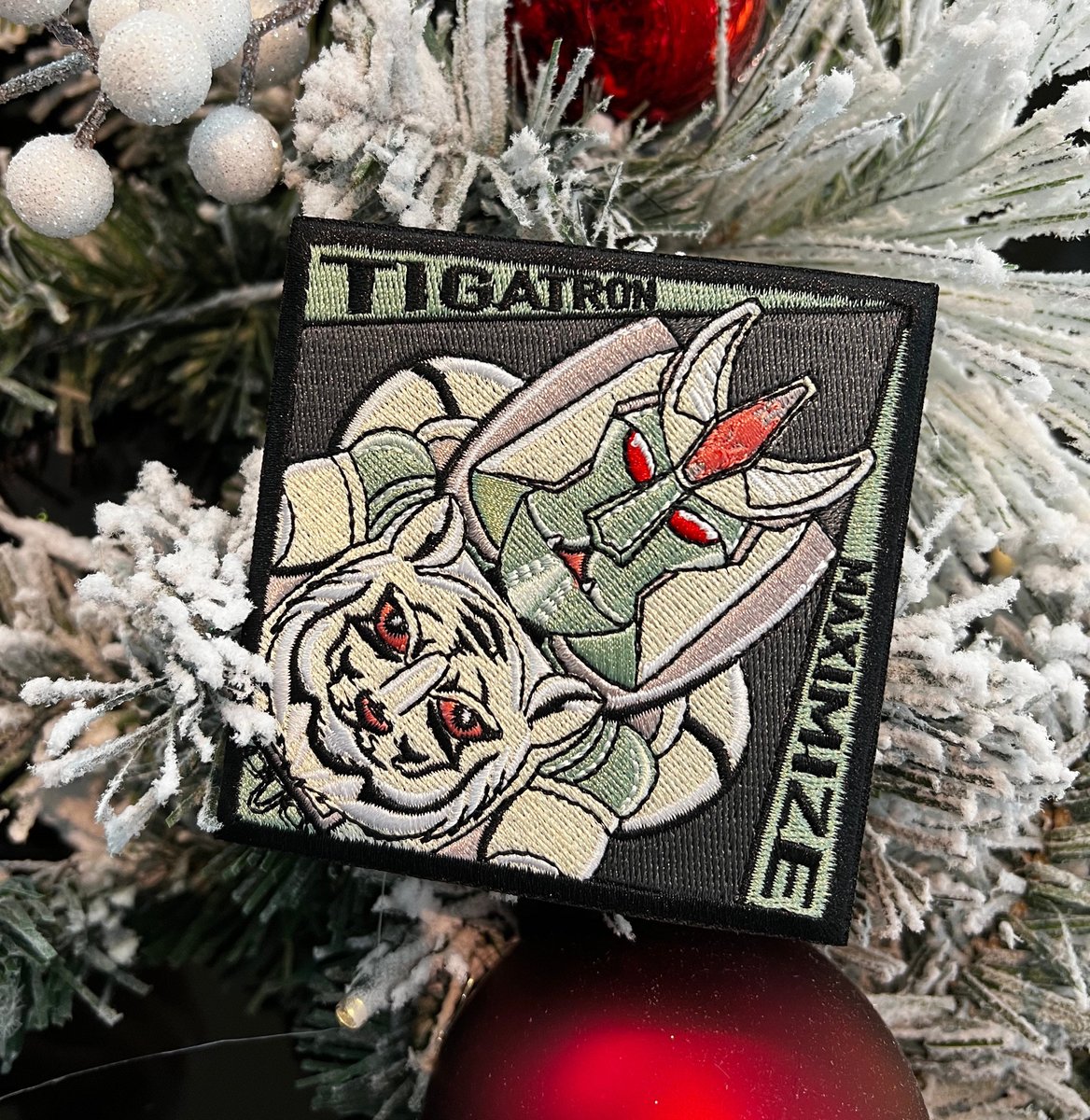 TigaT Iron on 3.5 inch patch | HazelGeek