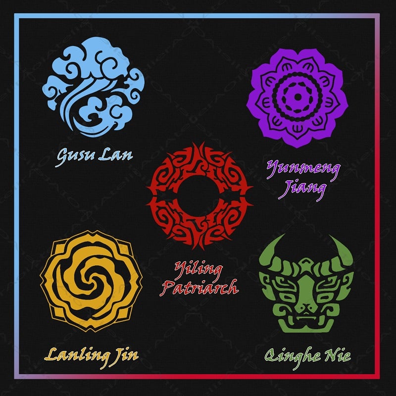 Grandmaster of Demonic Cultivation Mo Dao Zu Shi Clan Emblems Tote bag ...