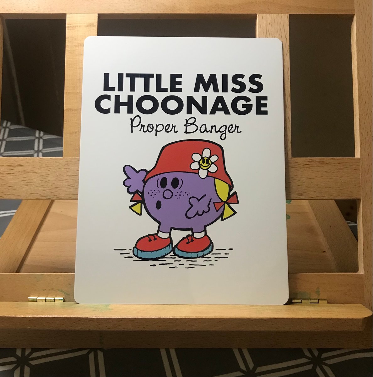 Little Miss Choonage Proper Banger A5 Metal Sign | Keep It Old Skool