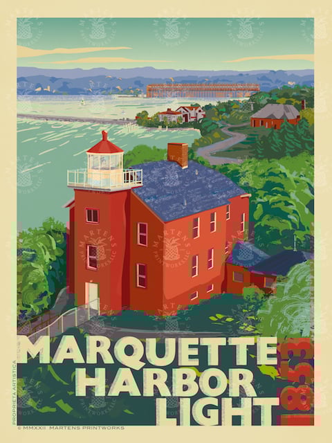 michigan lighthouse coloring book