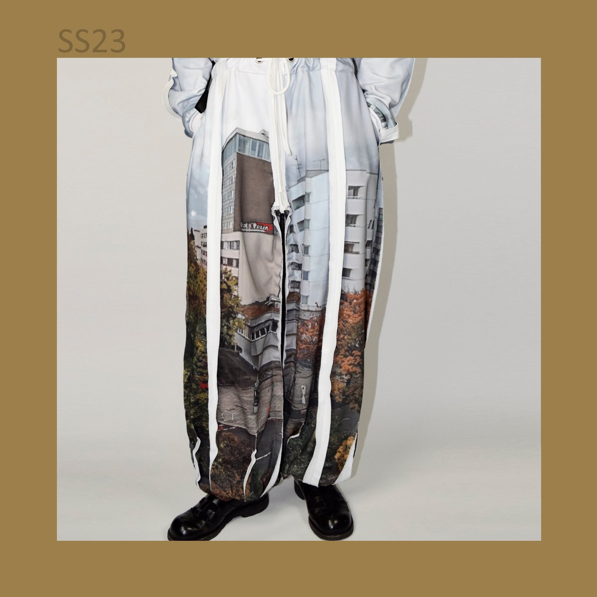 SS23 - MEGA PRINTED TRACK PANTS / rene gurskov