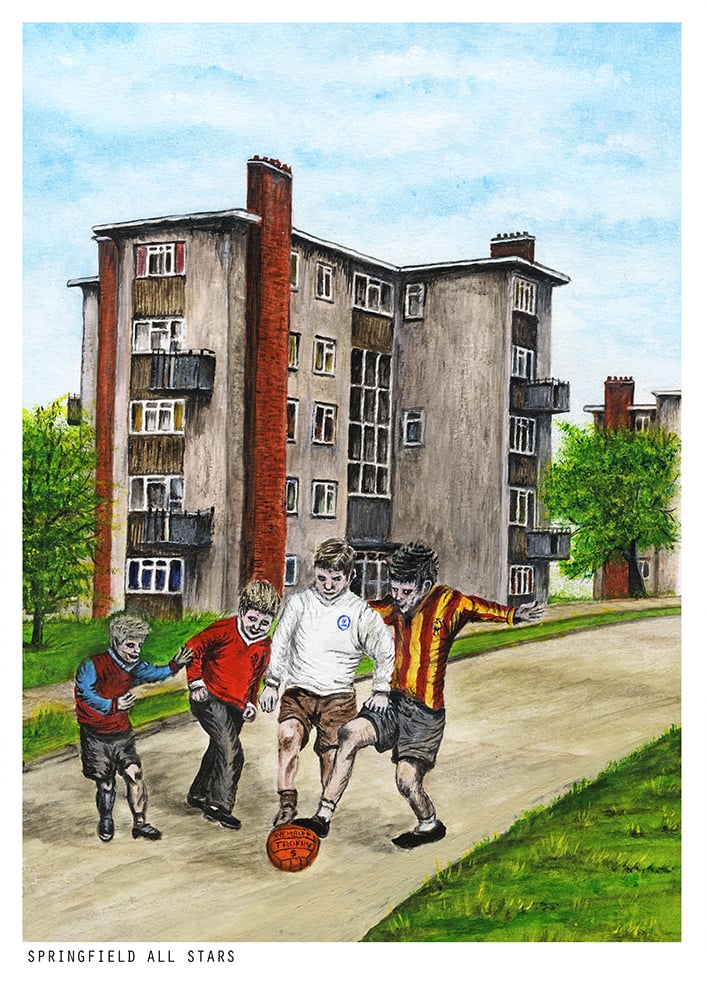 Springfield All Stars Art Print | PaulEverettArtist