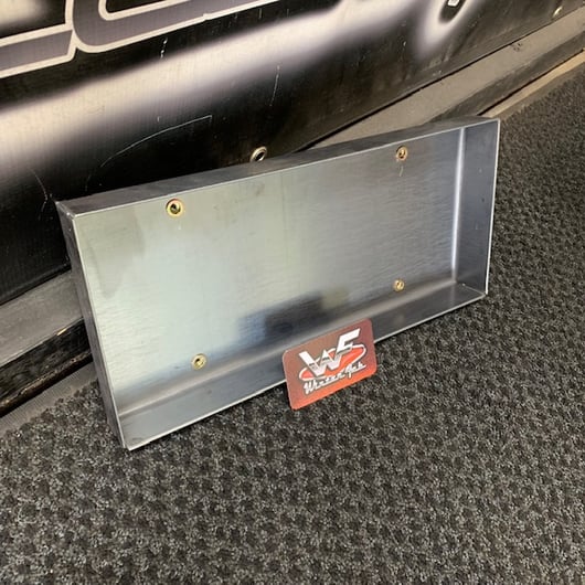 Frenched / Recessed License Plate Box for 50's Era Plate | Winter Fab ...