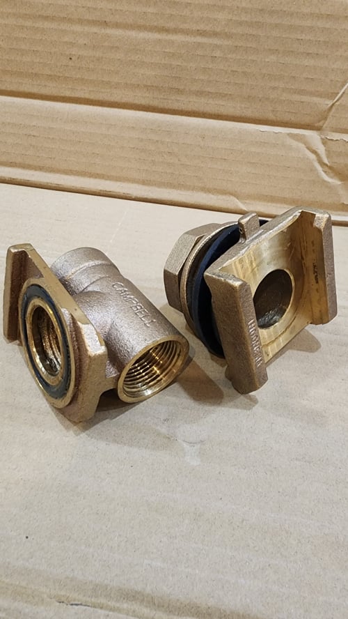 Pitless Adapter (Brass) 1" | H2o Mechanic