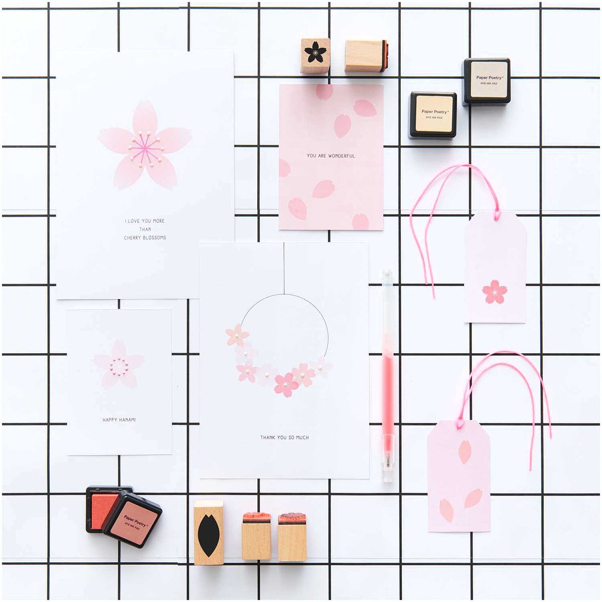 Sakura Stamp Set | The Crafty Squirrel