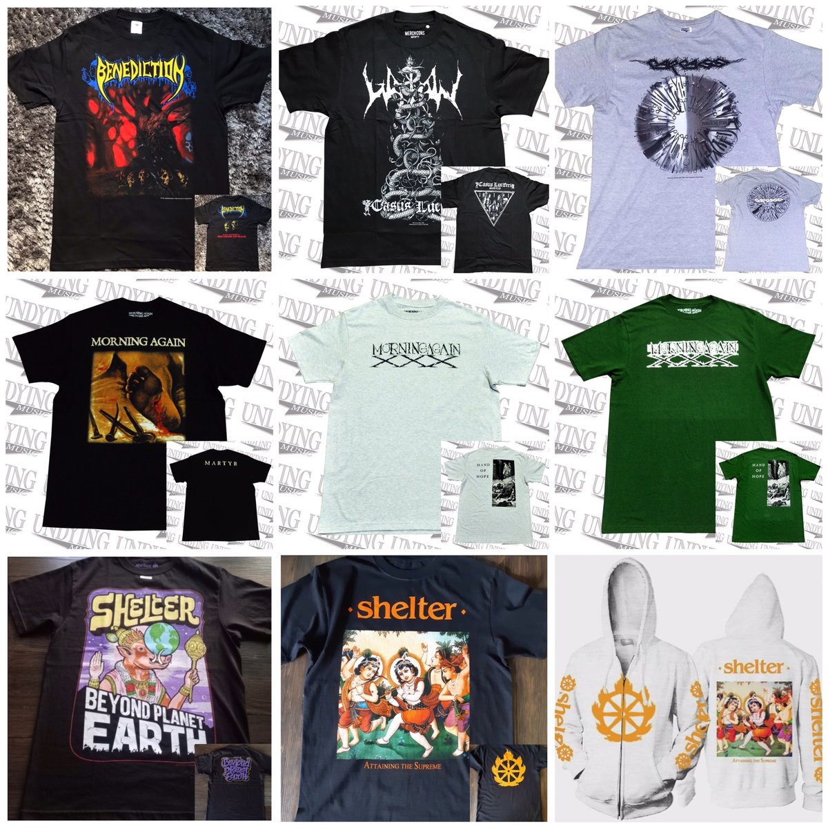 EXTREME METAL & HARDCORE SHIRTS - Superb Quality | Undying Music