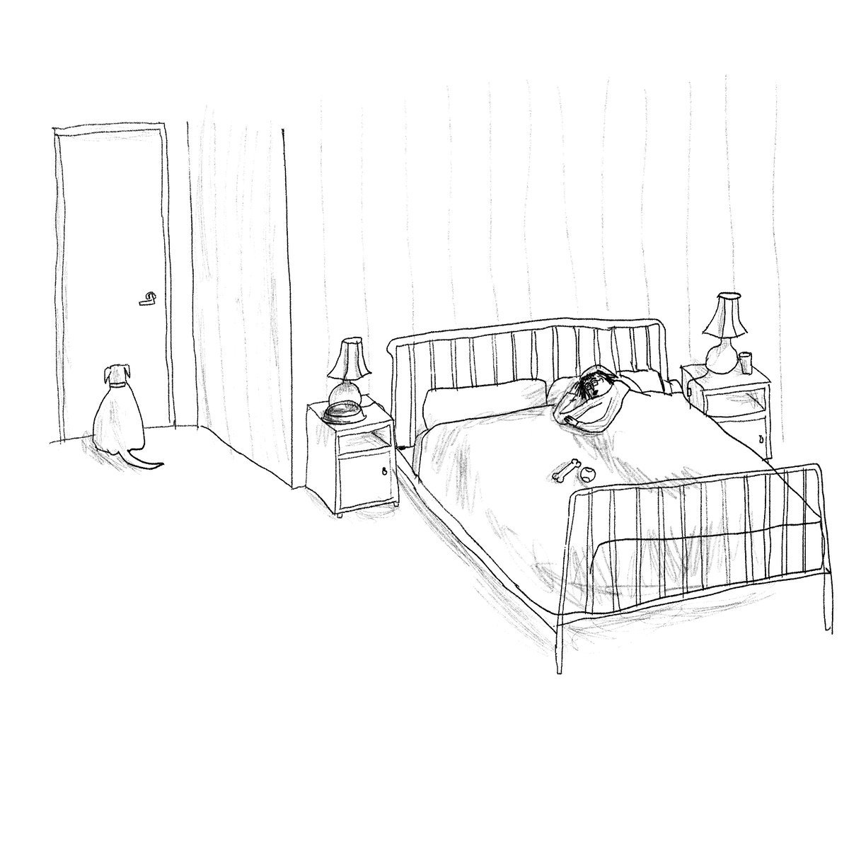 Dog Sleepover (Print) | Gingle Pingle