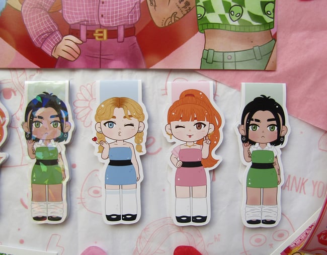 POWERPUFF GIRLS BOOKMARKS + PRINT + POLAROID | LittleBeth