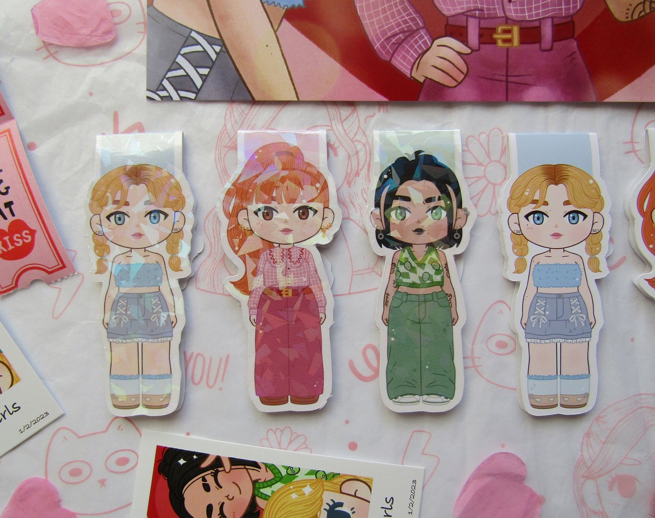 POWERPUFF GIRLS BOOKMARKS + PRINT + POLAROID | LittleBeth