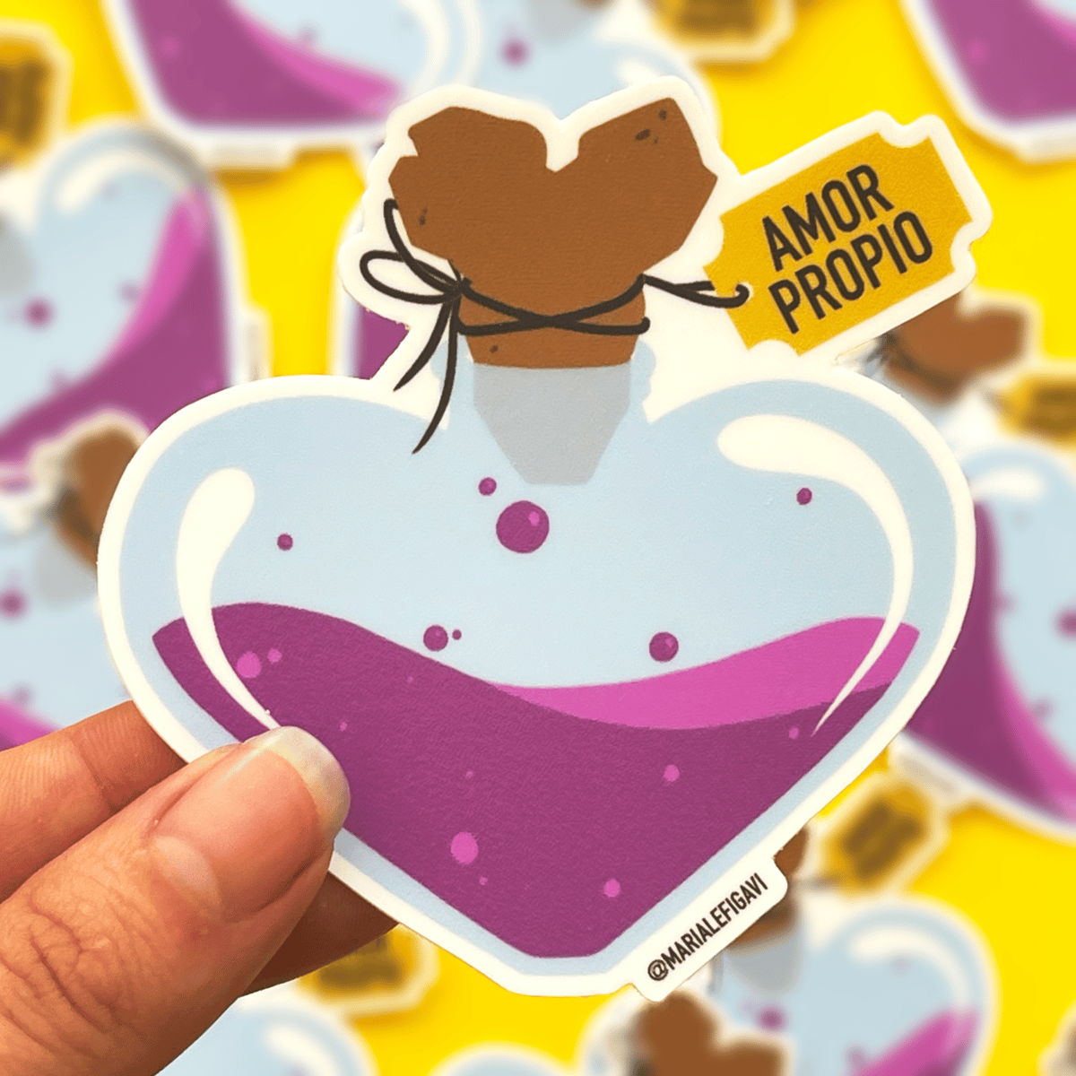 Poción Amor Propio - Sticker Waterproof | Marialefigavi