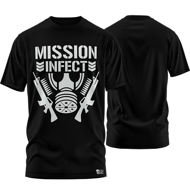 MISSION : INFECT New School T-Shirt (Black) | ShadowlandShop.com