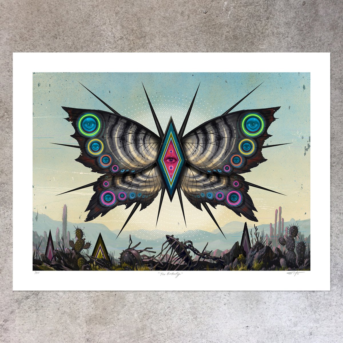 The Butterfly Fine Art Prints | Stormcloudz