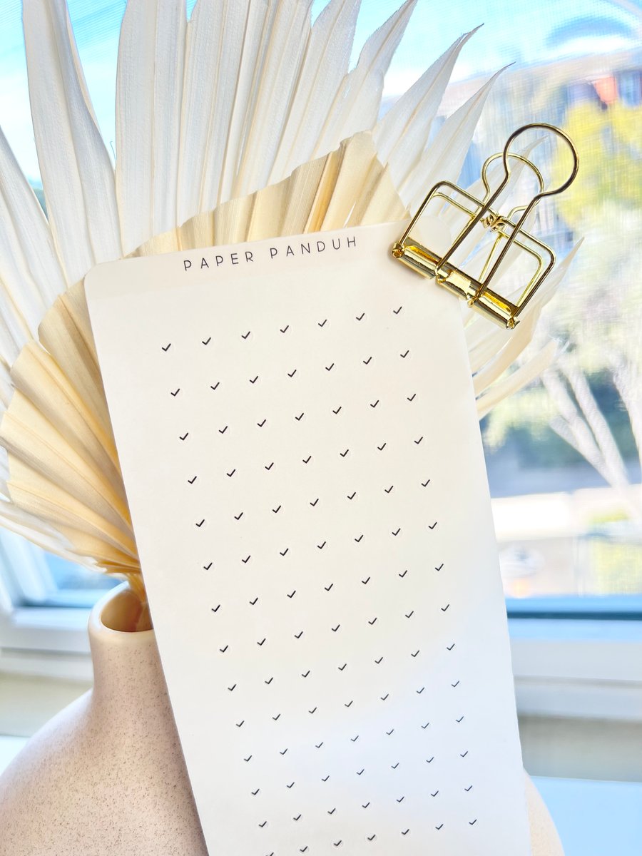 Hobonichi Weeks Tiny Check Marks | paperpanduh