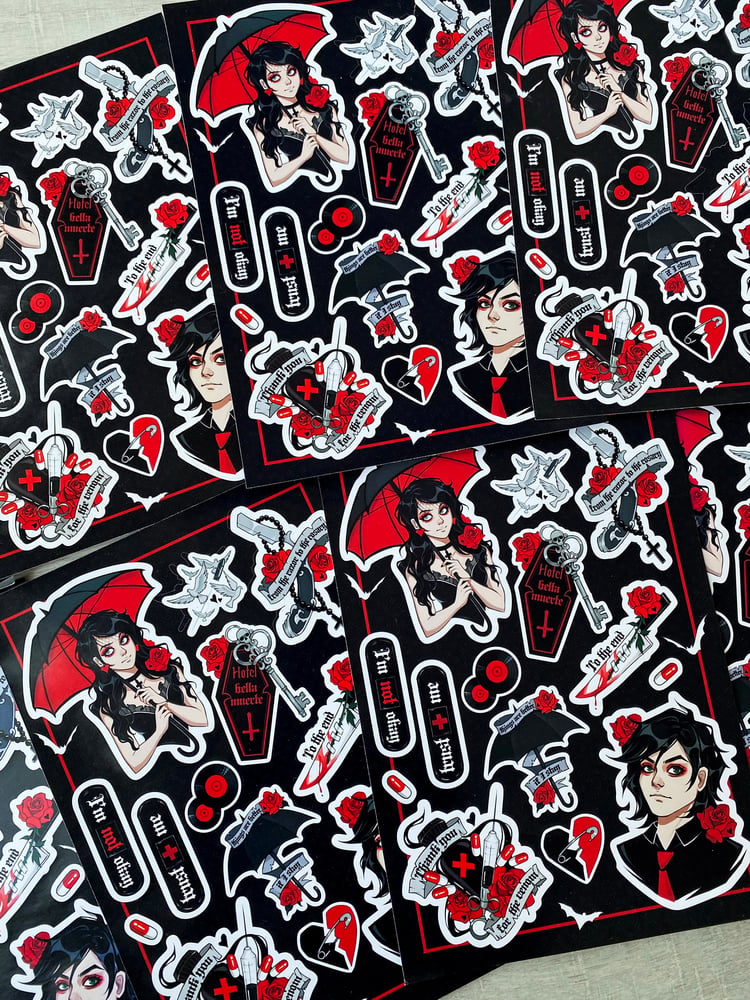 Sweet Revenge sticker sheet | annamarine