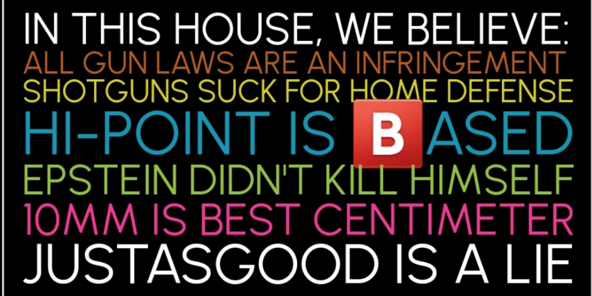 229. In This House Sticker | Gun Slaps
