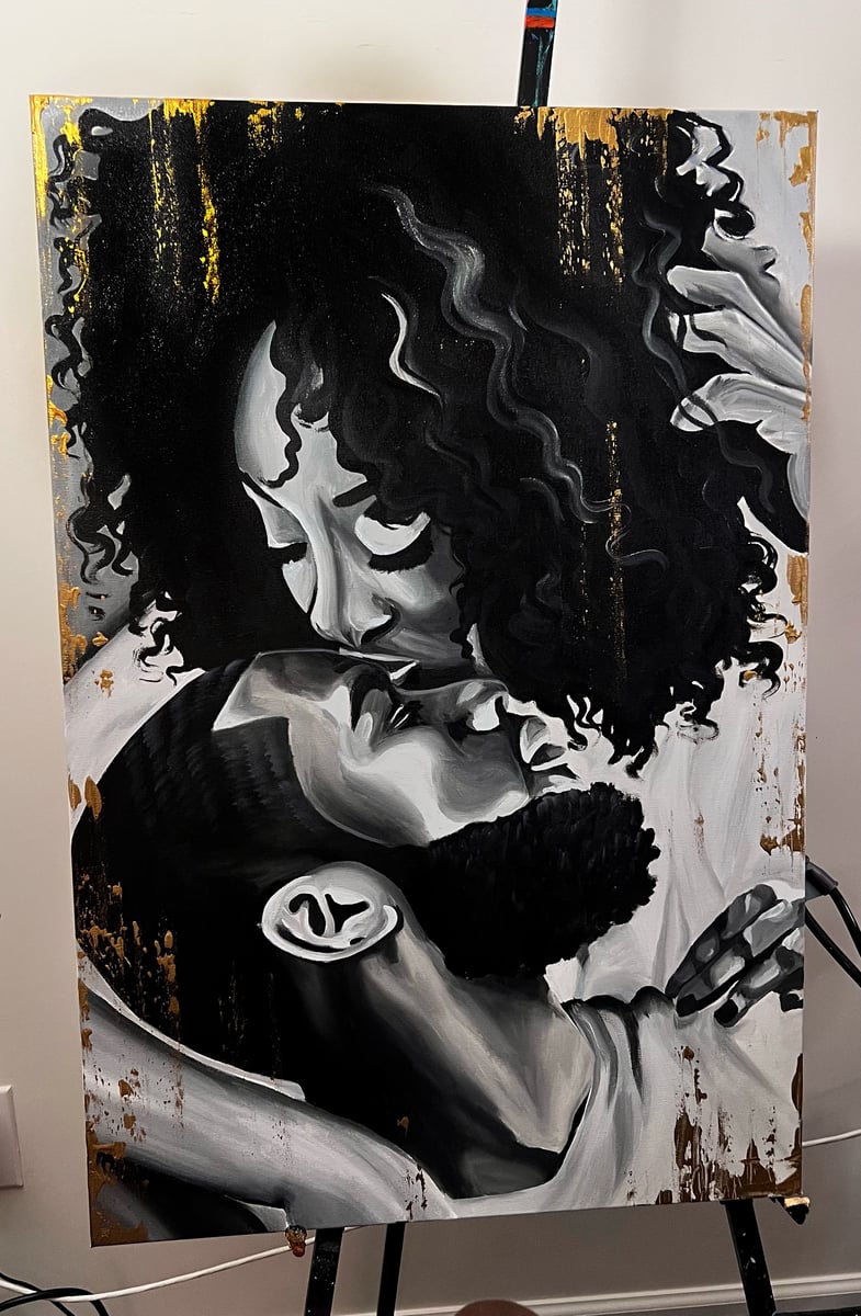 Embrace - Canvas Print | DOOGA ART LLC