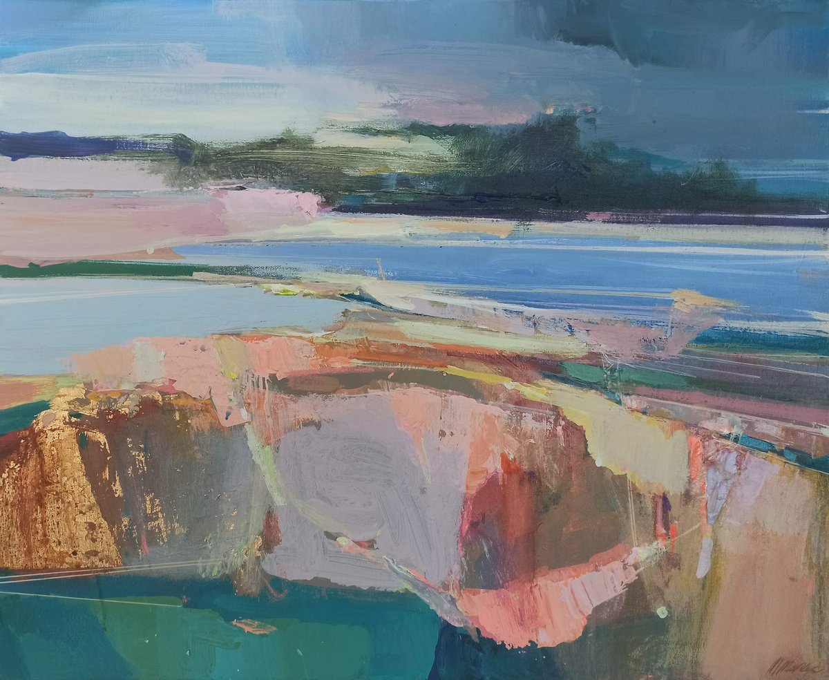 Overlooking the water | Higher Art Gallery online