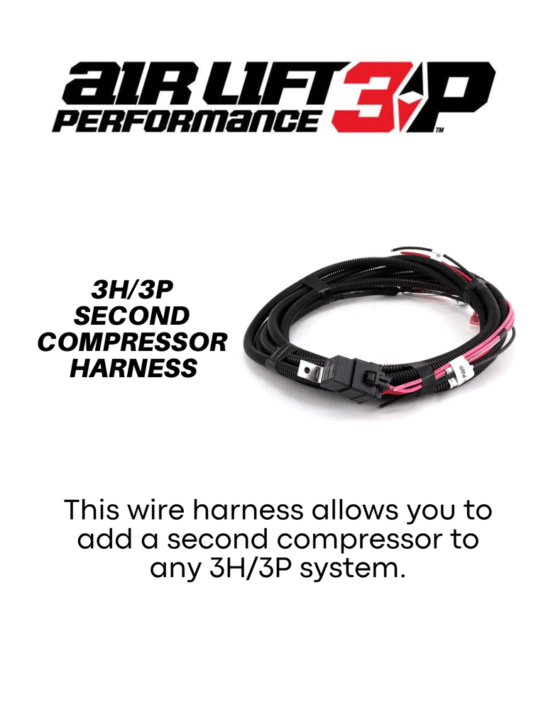 AirLift 3P WITH Second Compressor Harness / velaworks