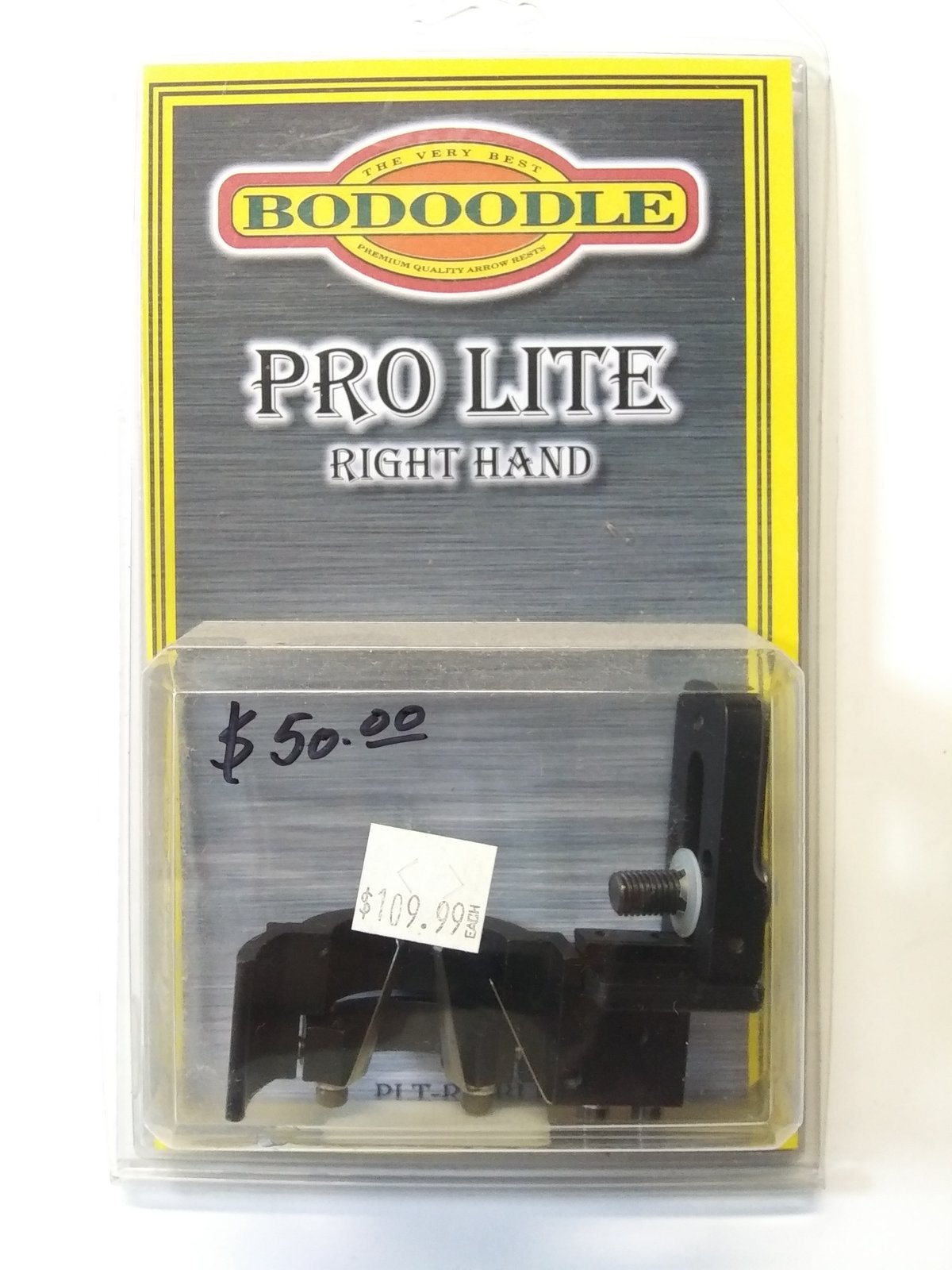 Minton Archery — BODOODLE PRO LITE RH ARROW REST