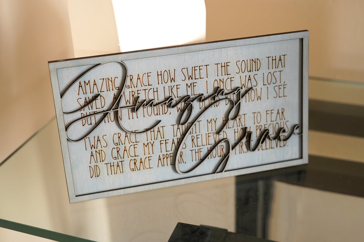 Amazing Grace Frame | Home Craft