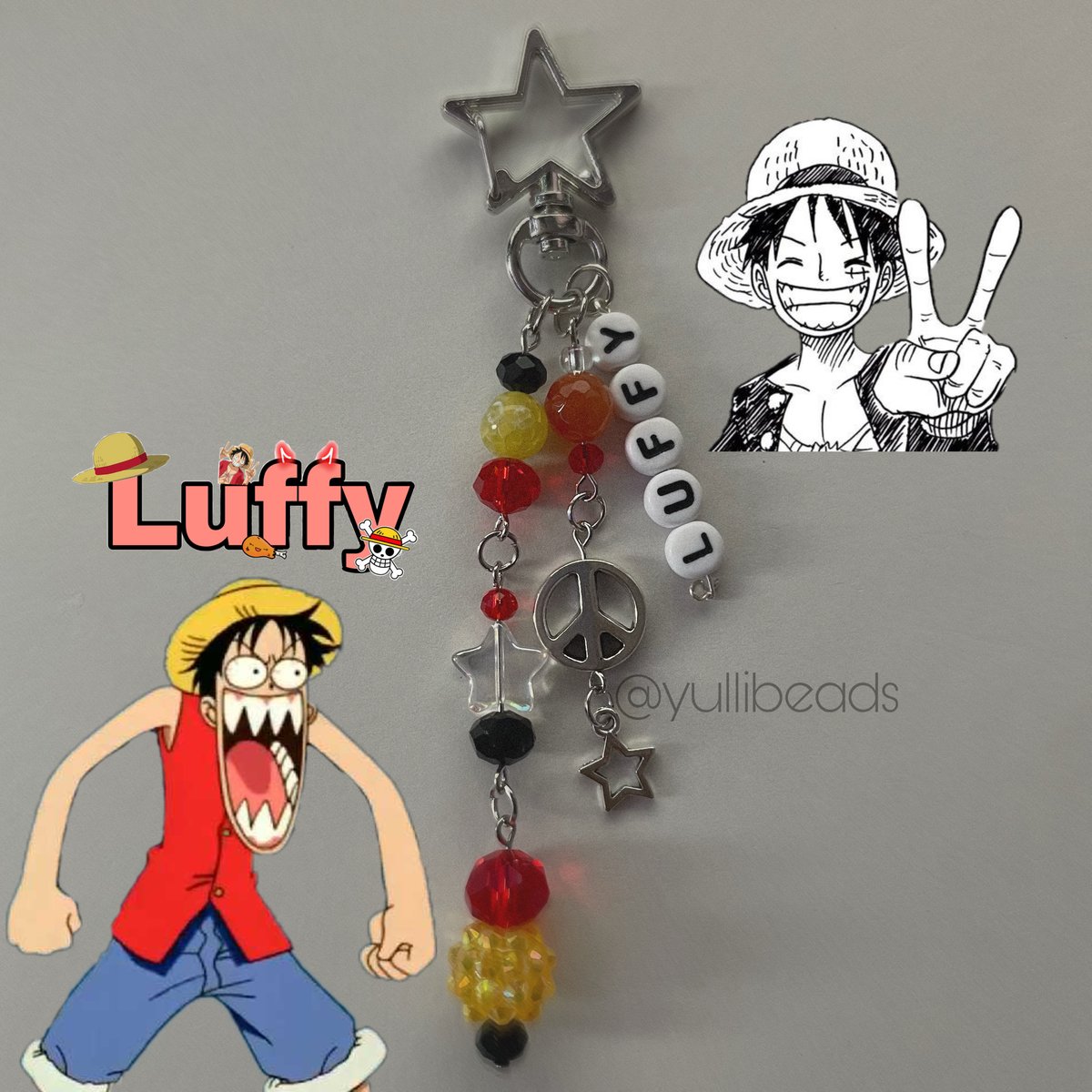 Luffy Keychain | Yulliaee