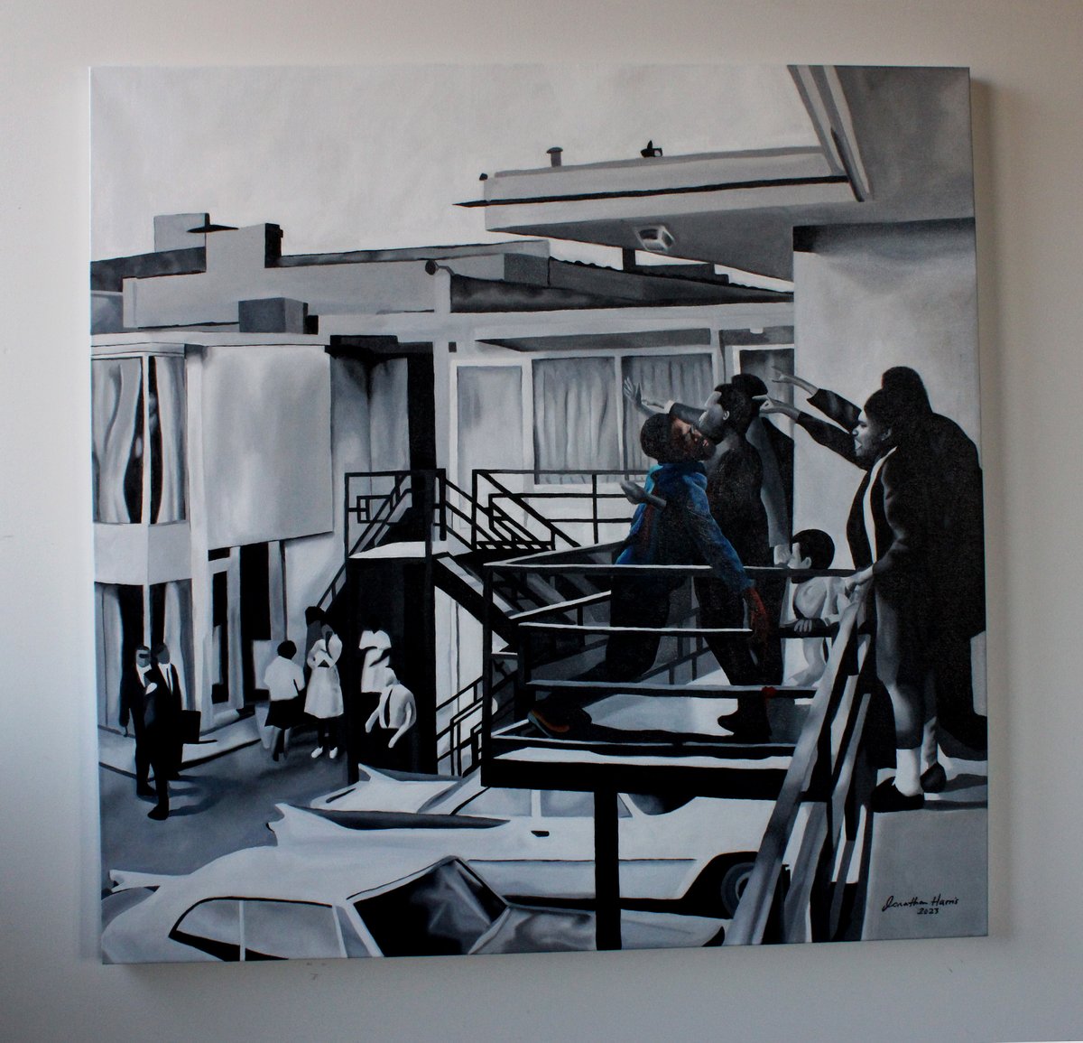 Signed "Long Live The King" Print 20 x 20 | Jonathan Harris Art