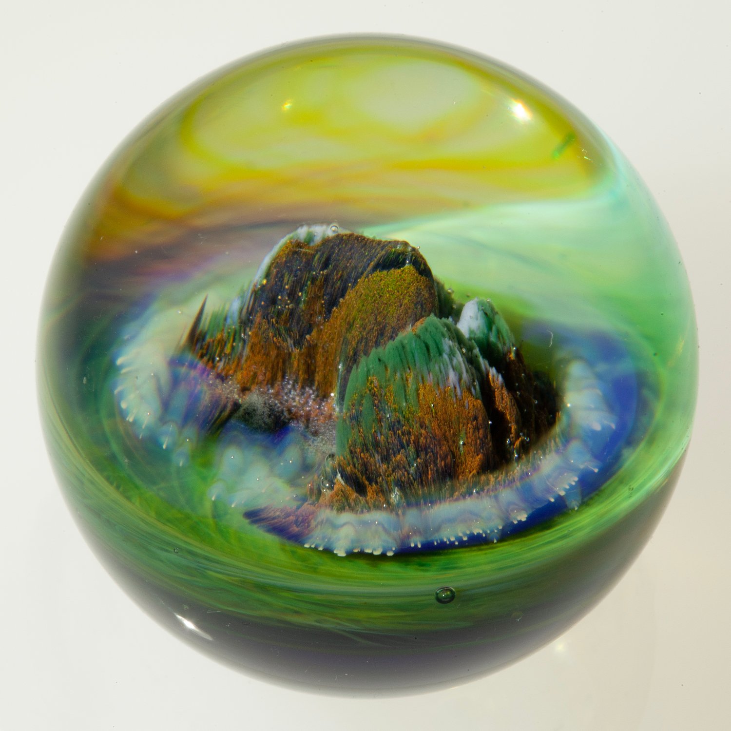 Desert Island Marble 9 - 2023 / universe marbles