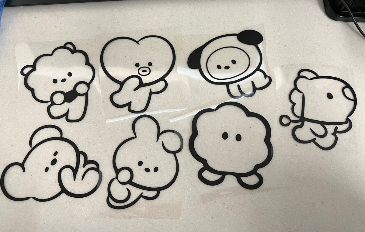 BT21 decal | WorldWideB