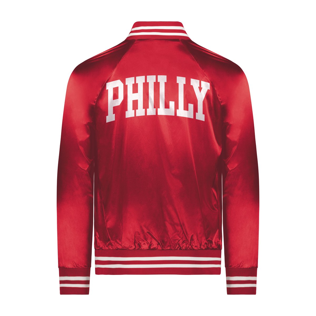 Philly Coach Red Satin Jacket | Veterans Shirtium