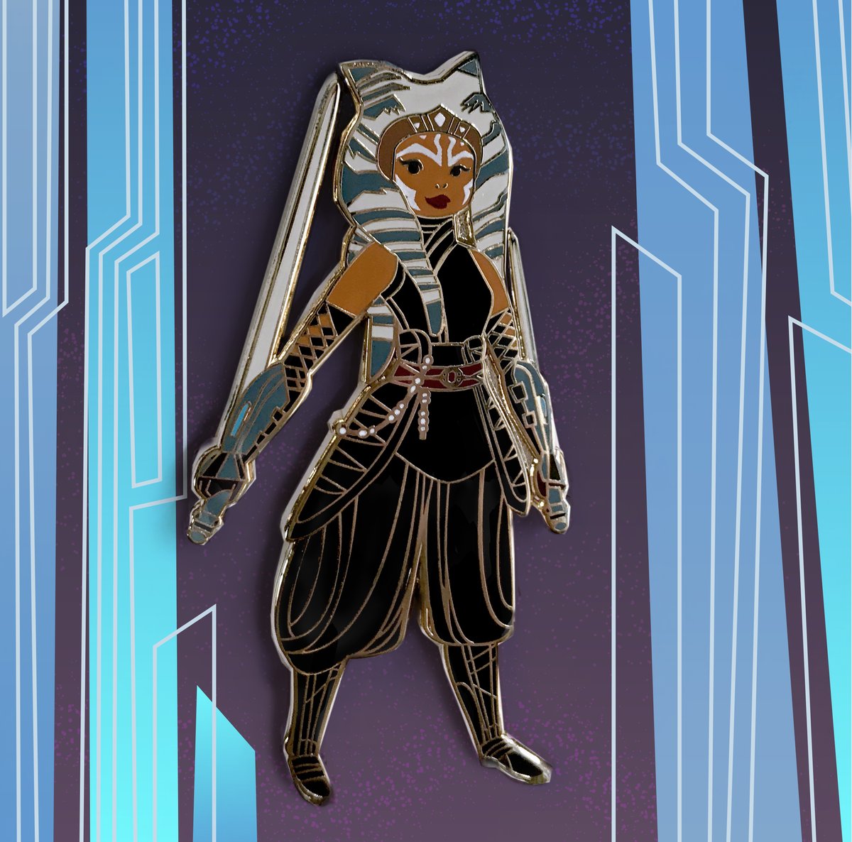 Ahsoka Tano Enamel Pin Restock Cult Fiction Press