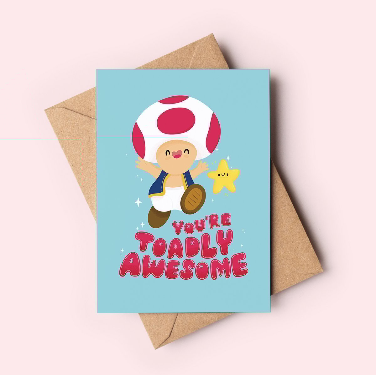 You're Toadly Awesome card | Jess Bright Design Shop