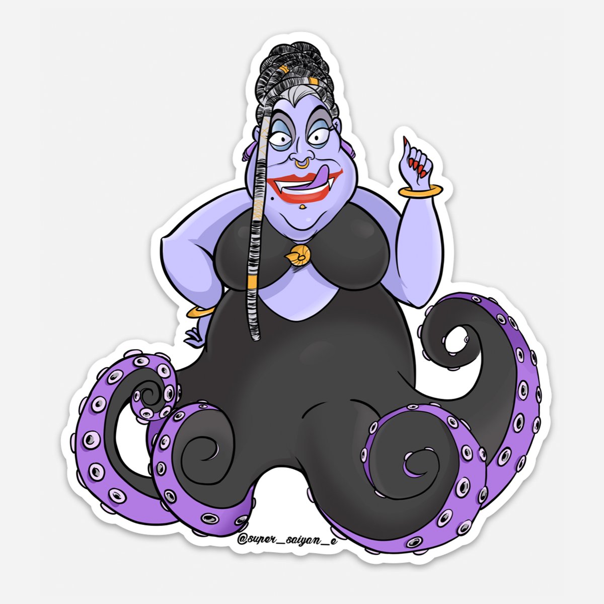 Ursula Sticker | I Can Draw