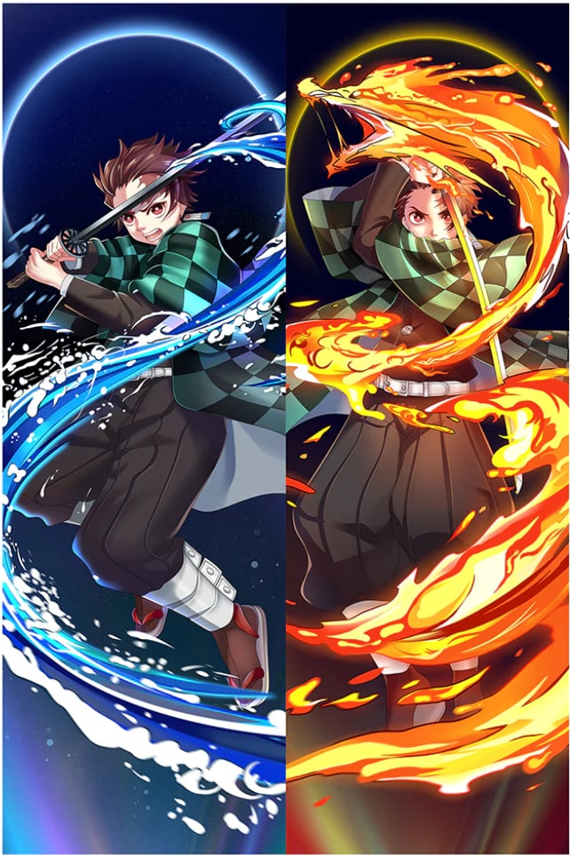 Demon Slayer Tanjiro Kamado Dakimakura Guyfu Husbando | Otaku Academia