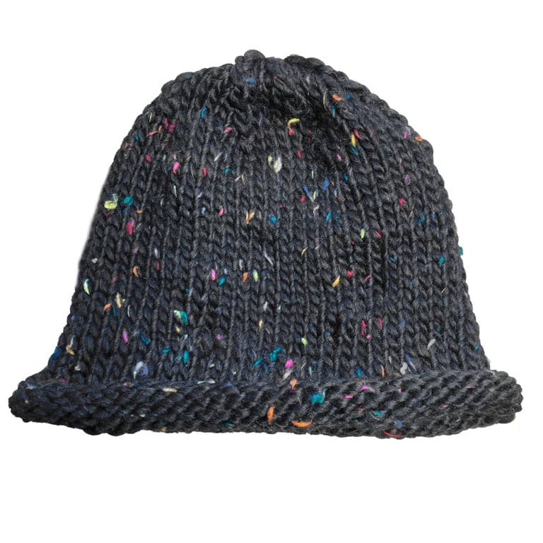 Black Fleck Hat made from recycled plastic bottles | Loom + Lichen