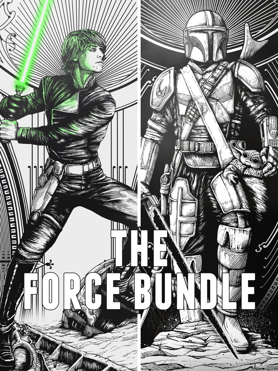 The Force Bundle - Metallic Sheen Fine Art Prints | SpaceWolf