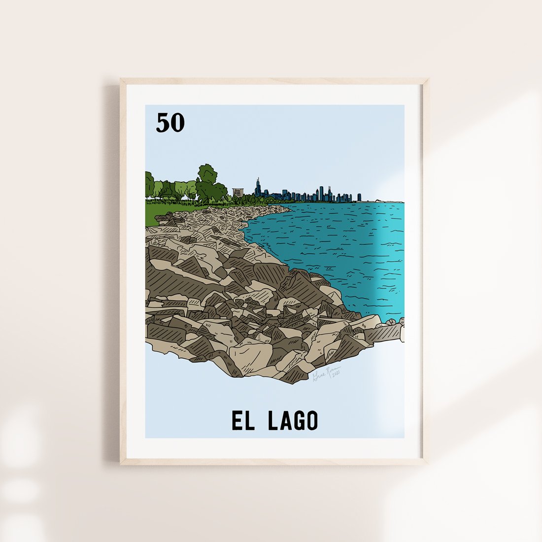 'El Lago' Print | Palante Works
