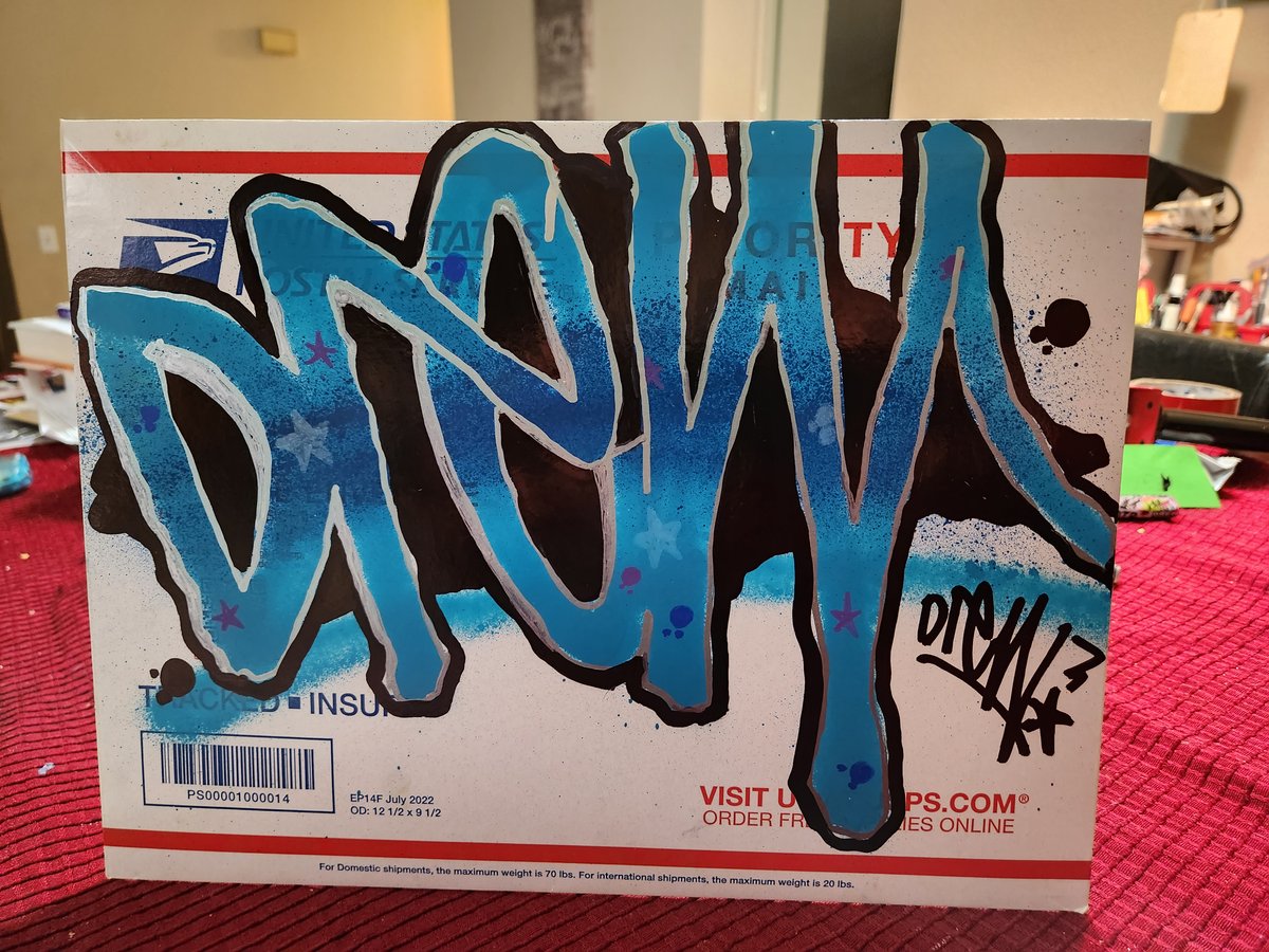 Drew — Priority mail Drew Graffiti