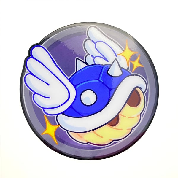 blue shell car decal | yamagotchi