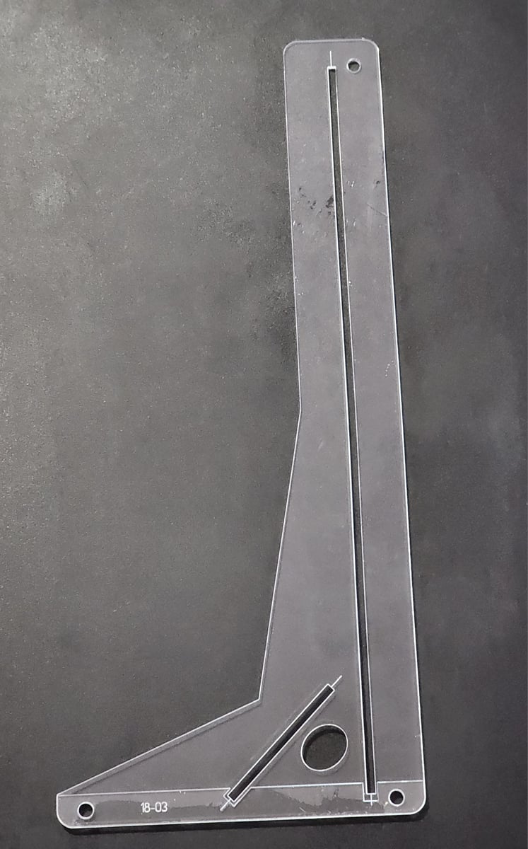 18" Straight Line Cutting Assistant | Omega Custom Creations