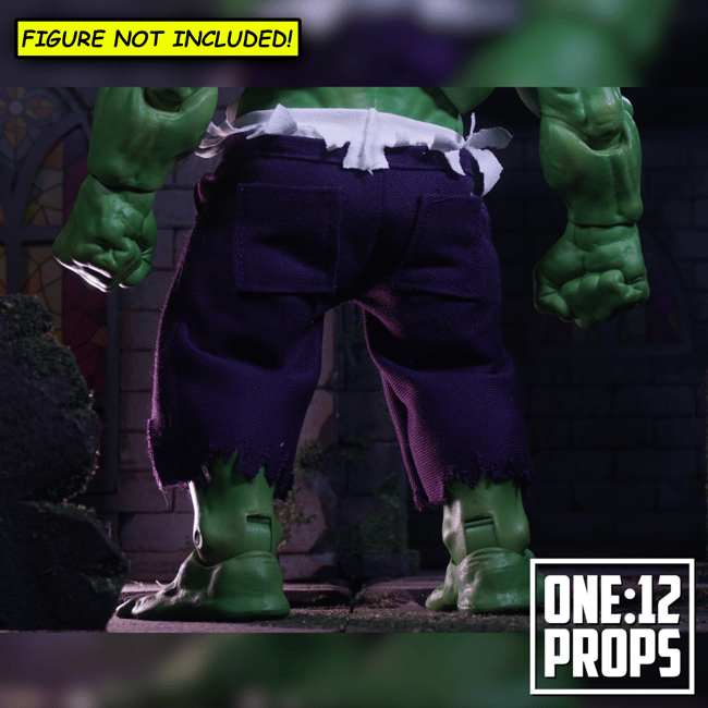 Custom The Green Man Big Purple Pants | one12props