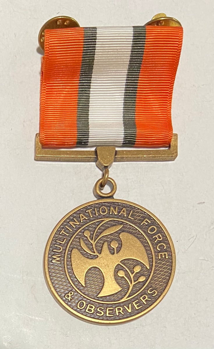 Yom Kippur War 1973 (MFO) Multinational Force and Observers Medal ...