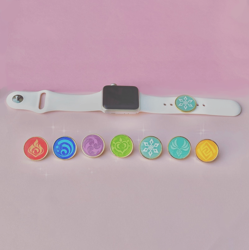 Genshin Visions watch charms | Zzzsgalore
