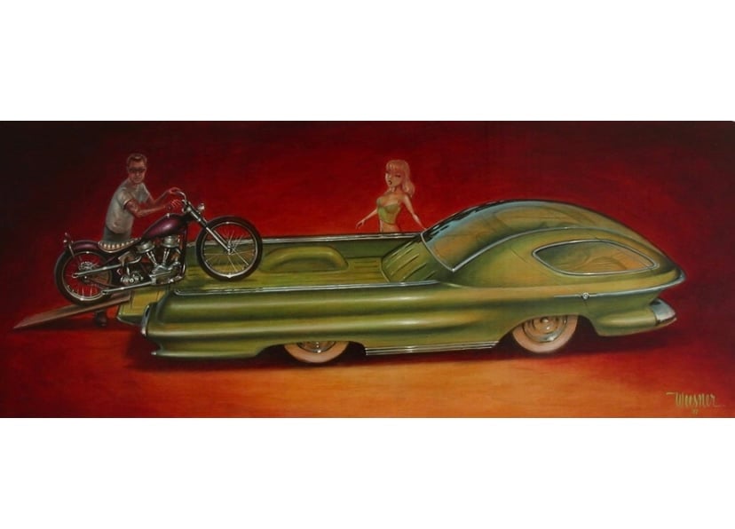 Hauler (litho print) | Keith Weesner Art