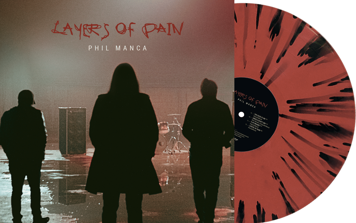 LAYERS OF PAIN - Splatter Red & Black Vinyl | PhilManca